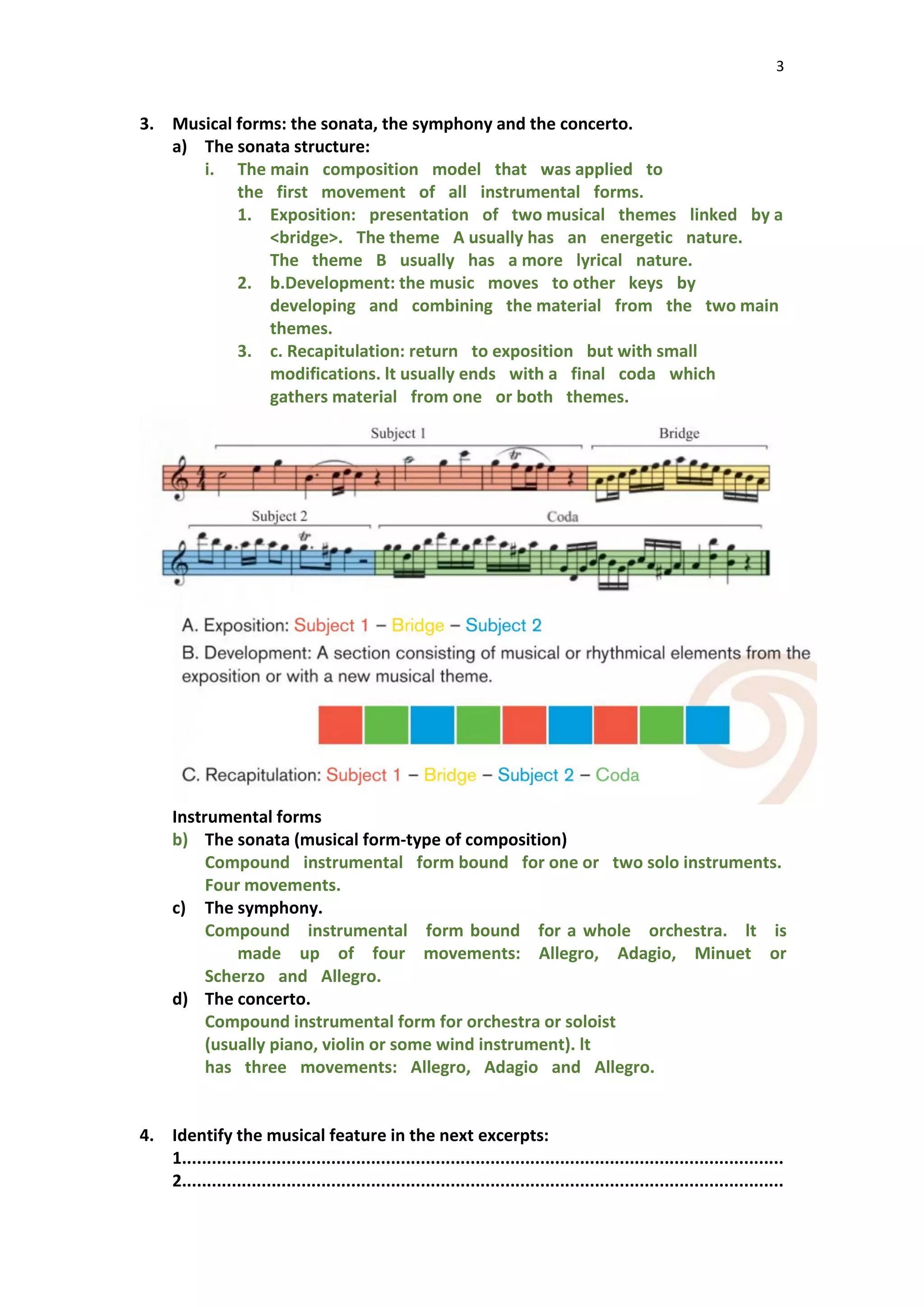 Classical music worksheet | PDF