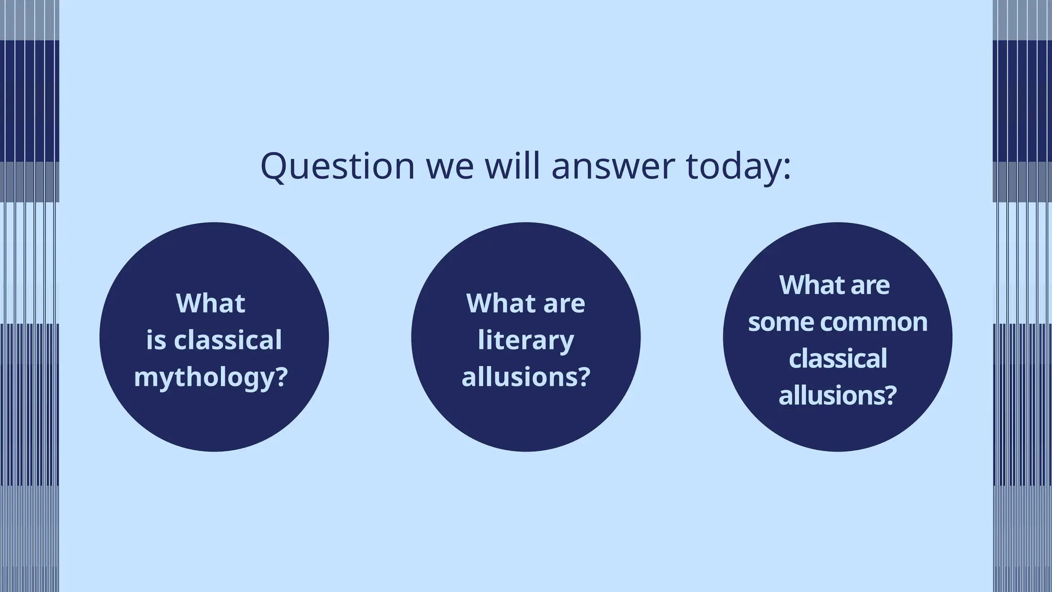 Classical Mythology Common Literary Allusions Education Presentation ...