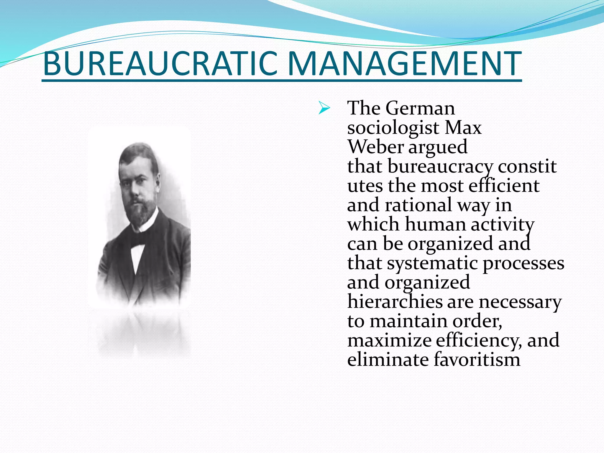 Classical & Neo classical theory of management | PPTX