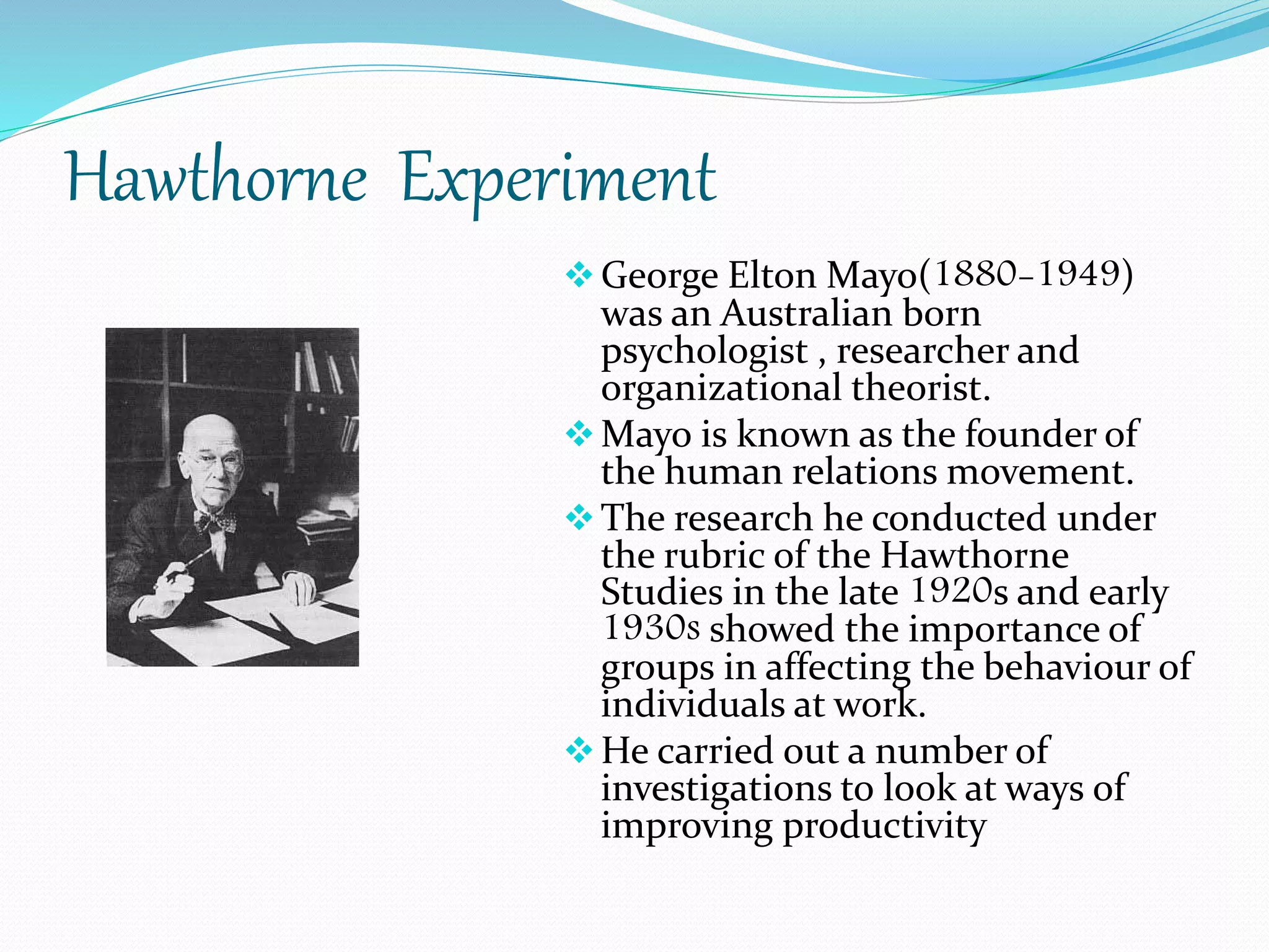 Classical & Neo classical theory of management | PPTX