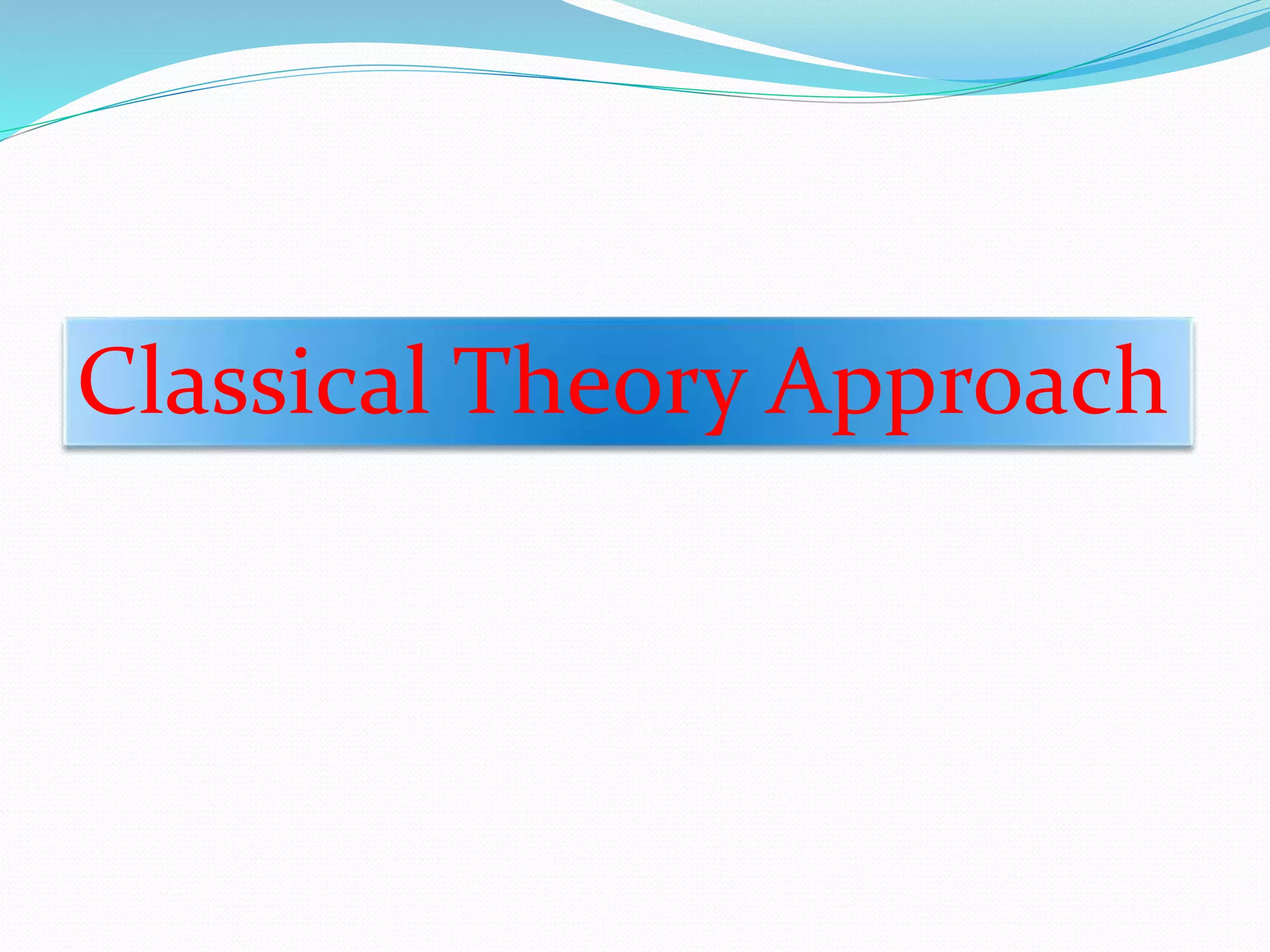 Classical & Neo classical theory of management | PPTX