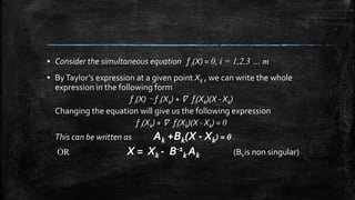 Classical optimization theory Unconstrained Problem | PPT