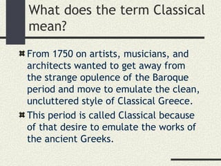 Classical period | PPT