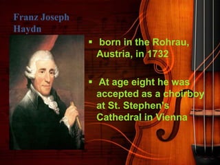 Classical period of music | PPTX