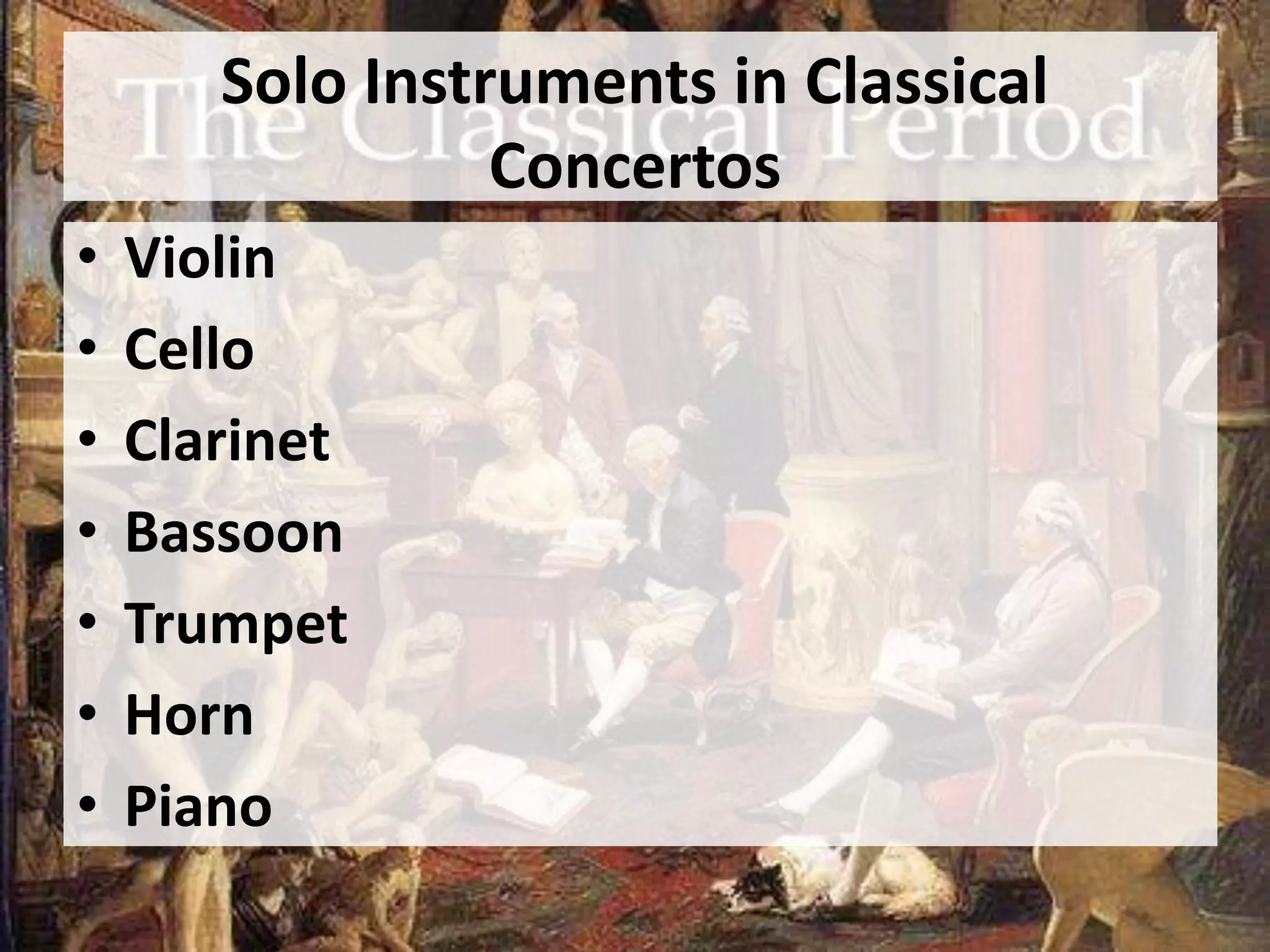 Music of the Classical period | PPT