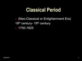 classical period.ppt