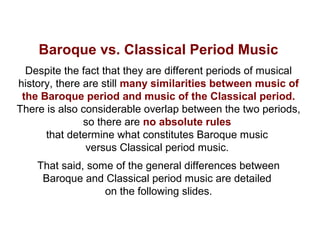 The Classical Period of Western Musical History | PPT
