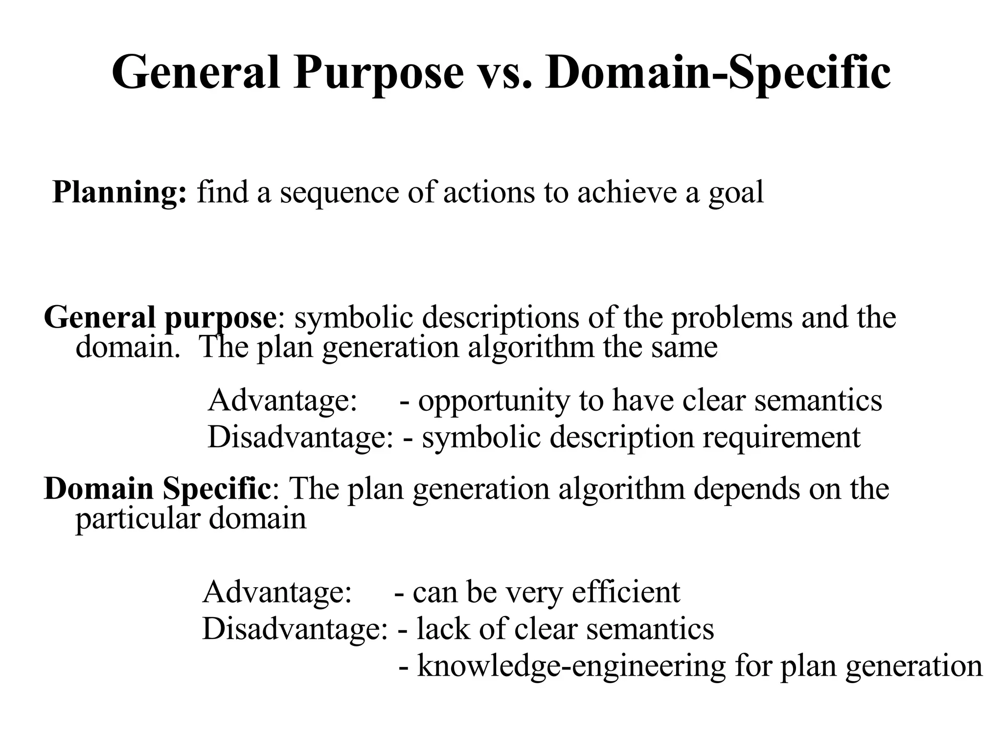 Classical Planning | PPT