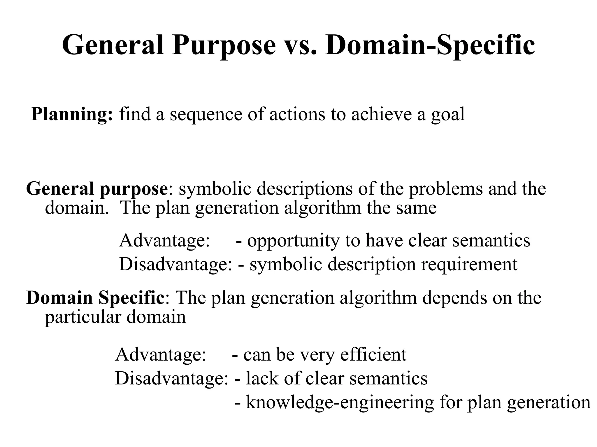 Classical Planning | PPT