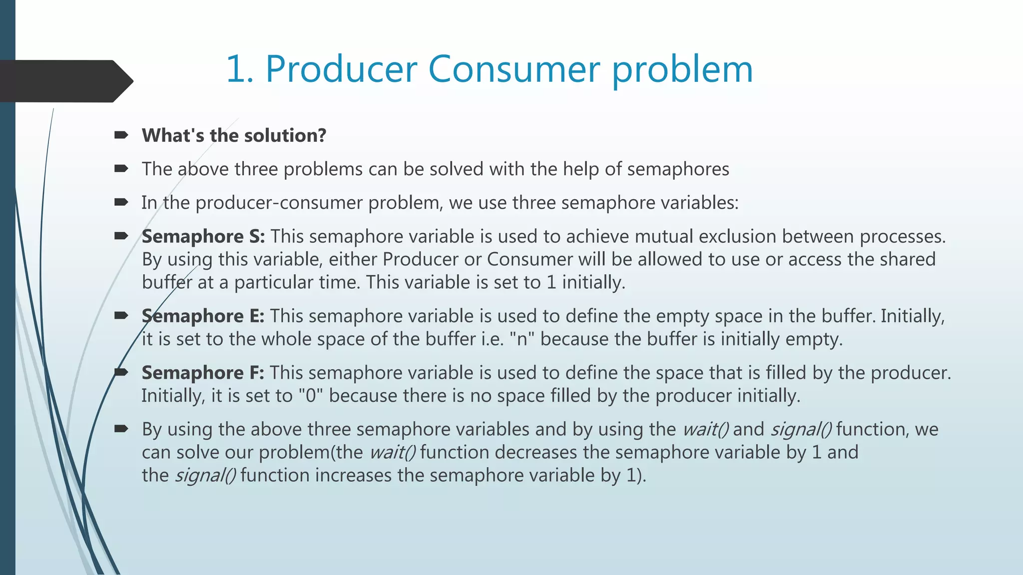 Classical problems of process synchronization | PPT