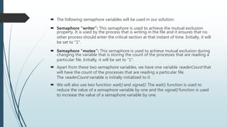 Classical problems of process synchronization | PPT