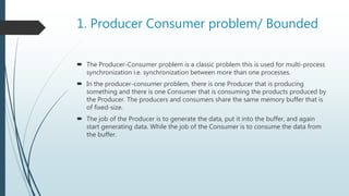 Classical problems of process synchronization | PPT