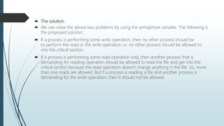 Classical problems of process synchronization | PPT
