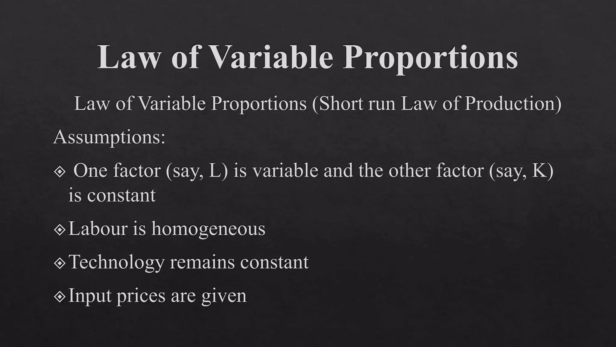 Classical production function and three stages of production | PPTX