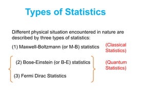 Classical & Quantum Statistics | PDF