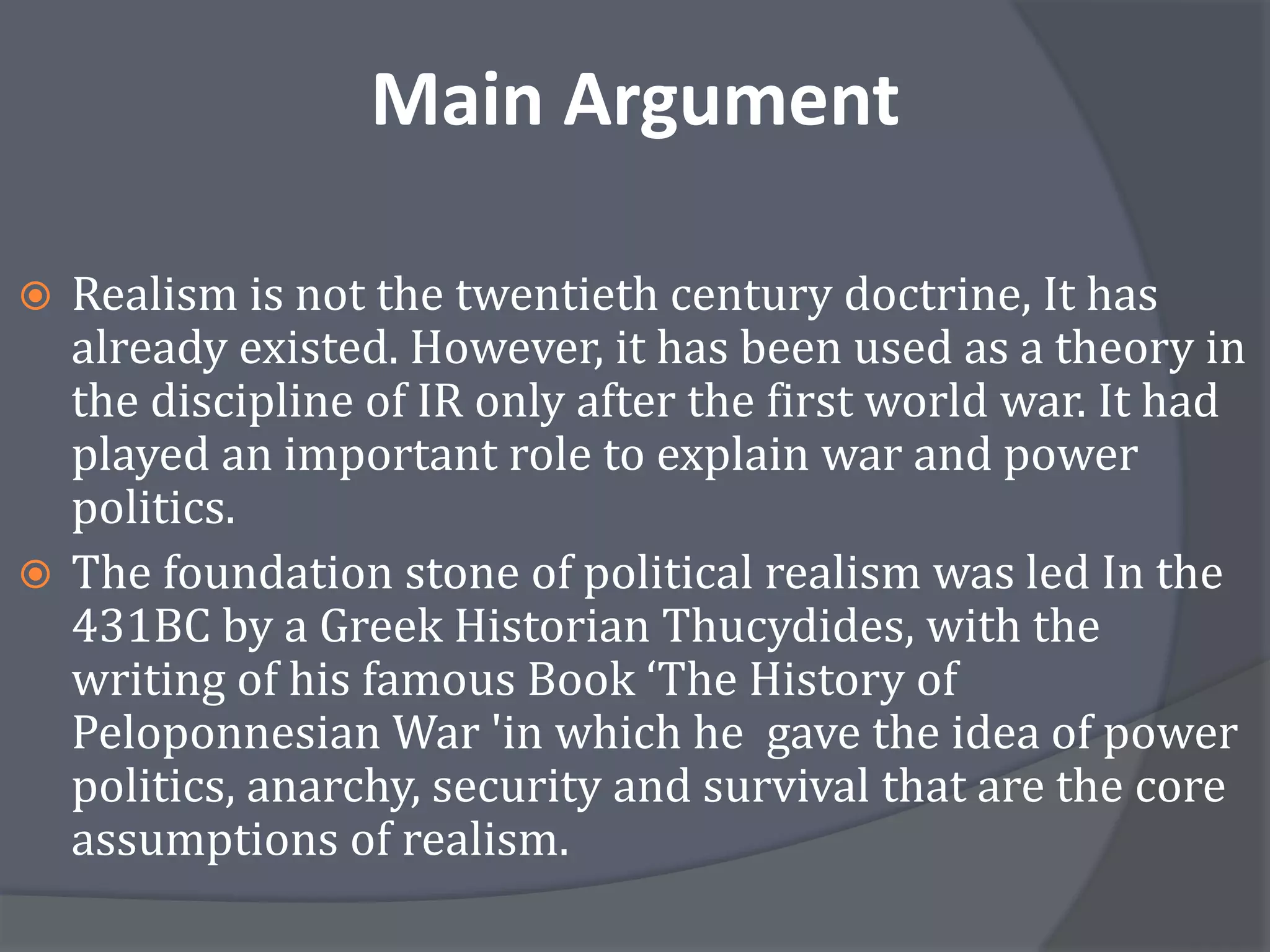 Classical Realism PresentationMehmood Hussain.pptx