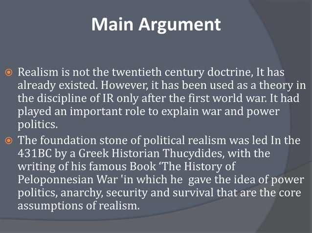 Classical Realism PresentationMehmood Hussain.pptx