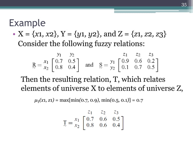 Classical relations and fuzzy relations | PPTX