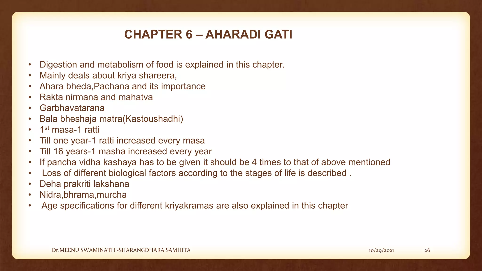 SHARANGDHARA SAMHITA-Dr.MEENU SWAMINATH | PPTX