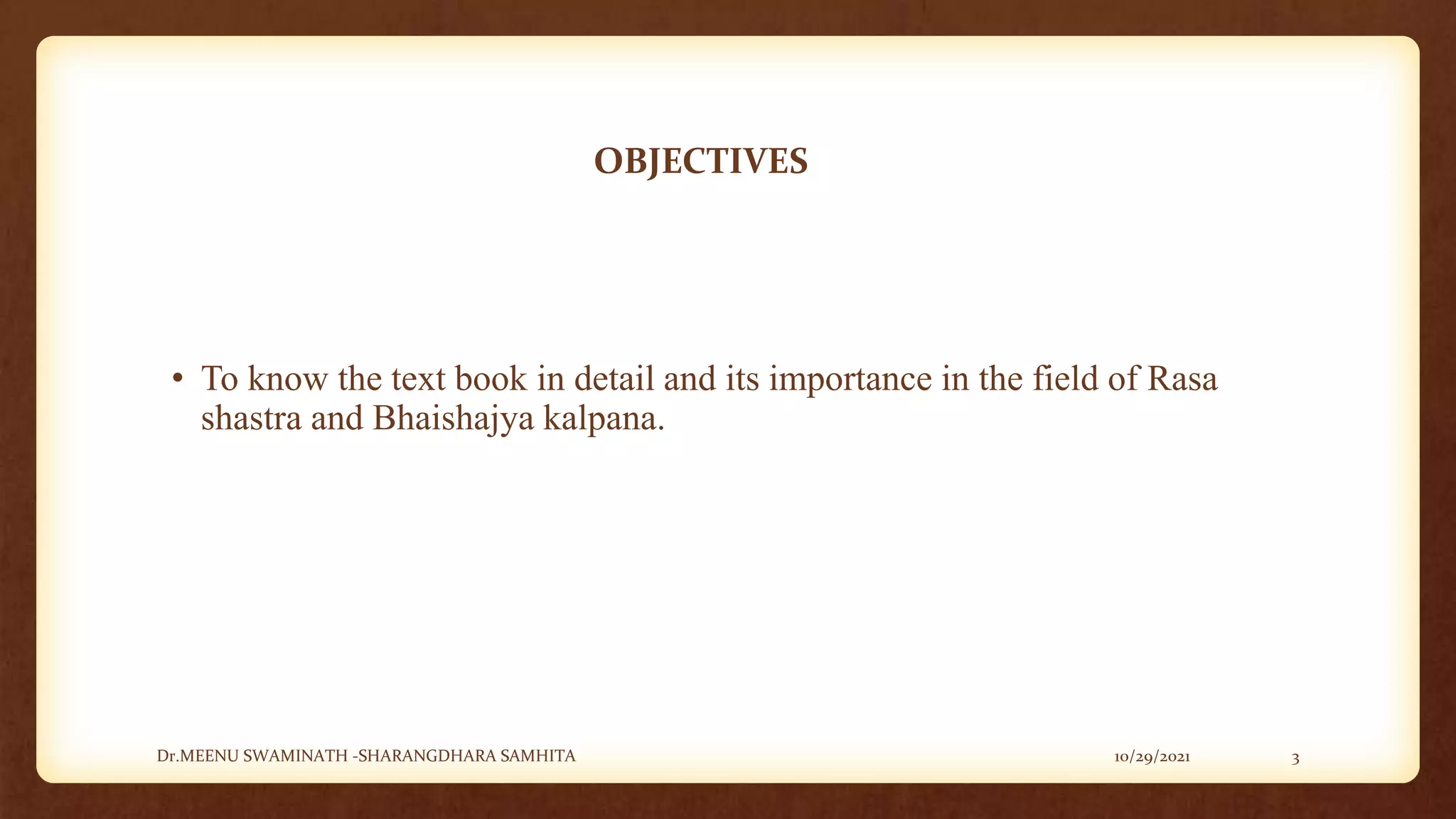 SHARANGDHARA SAMHITA-Dr.MEENU SWAMINATH | PPTX