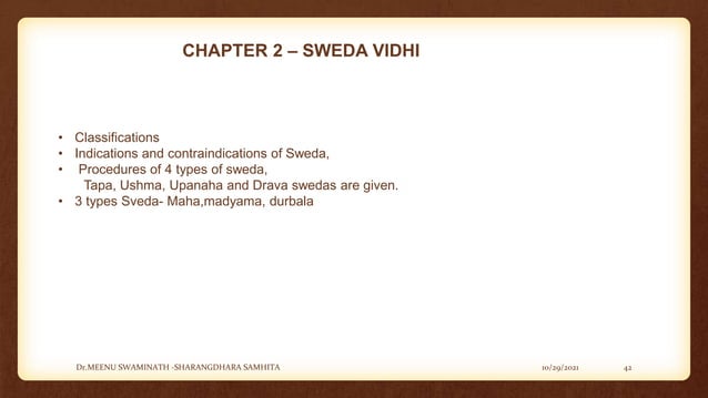 SHARANGDHARA SAMHITA-Dr.MEENU SWAMINATH | PPTX