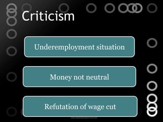 Classical theory of employment | PPTX