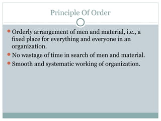 Fayol's principle of management and scientific techniques of taylor ...