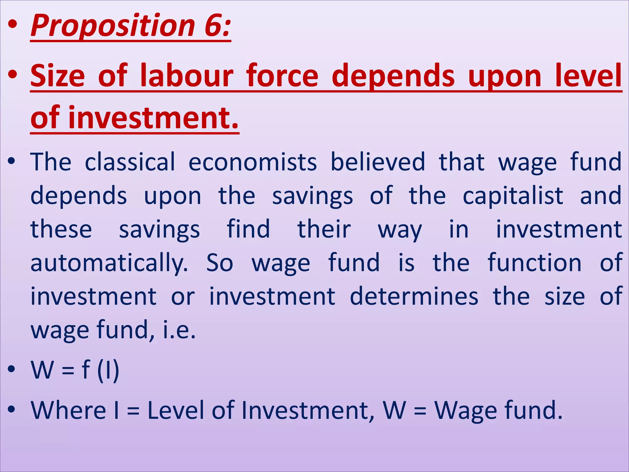 The classical theory of Economic Development | PPTX