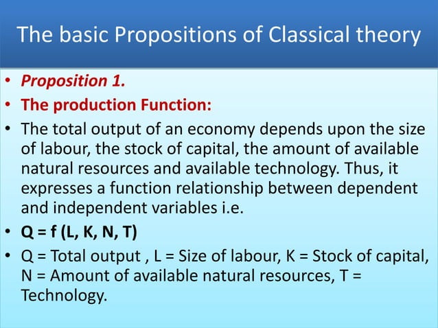 The classical theory of Economic Development | PPTX | Stocks and Bonds ...