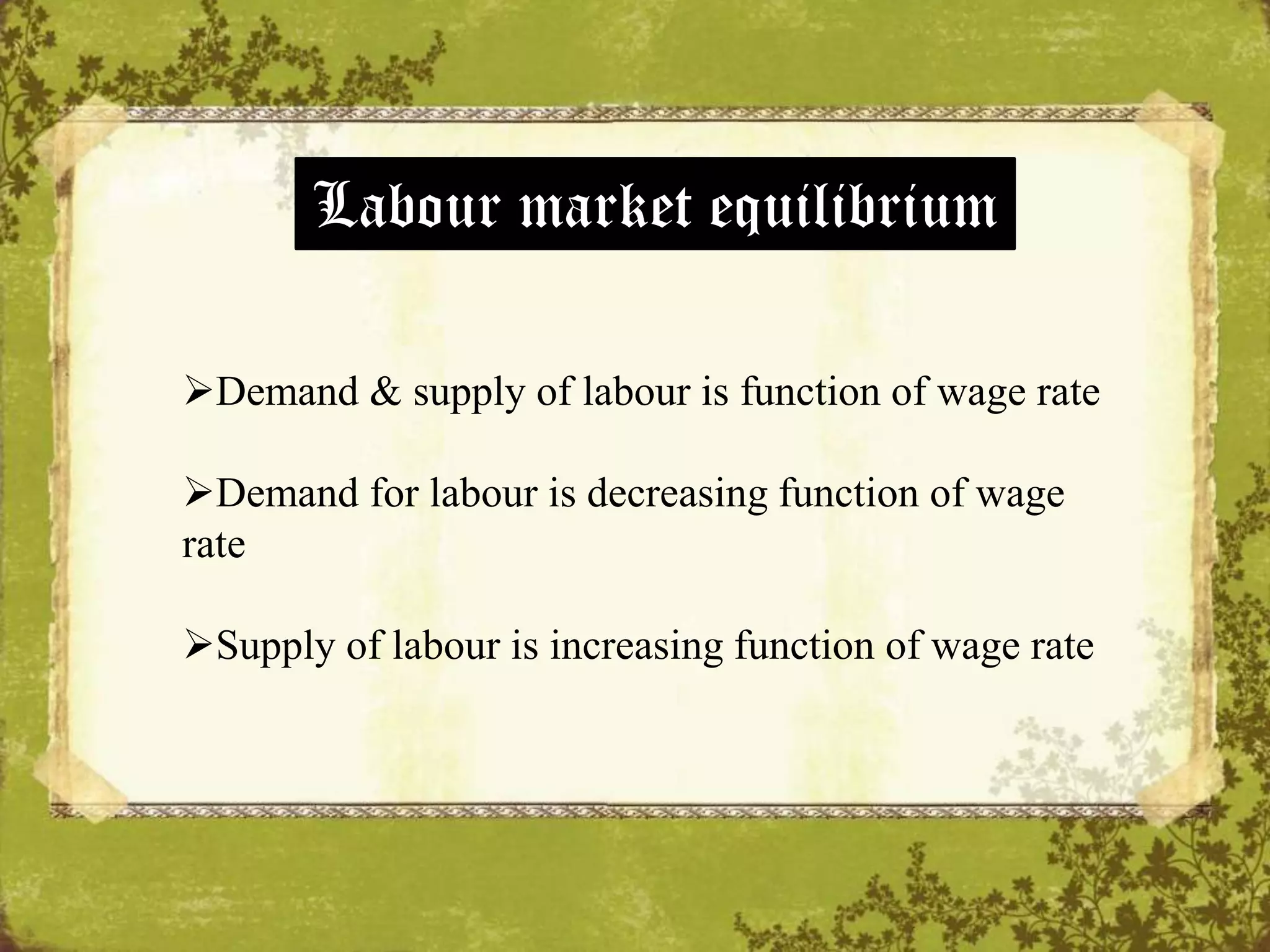 Classical theory of employment | PPTX