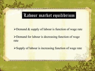 Classical theory of employment | PPTX