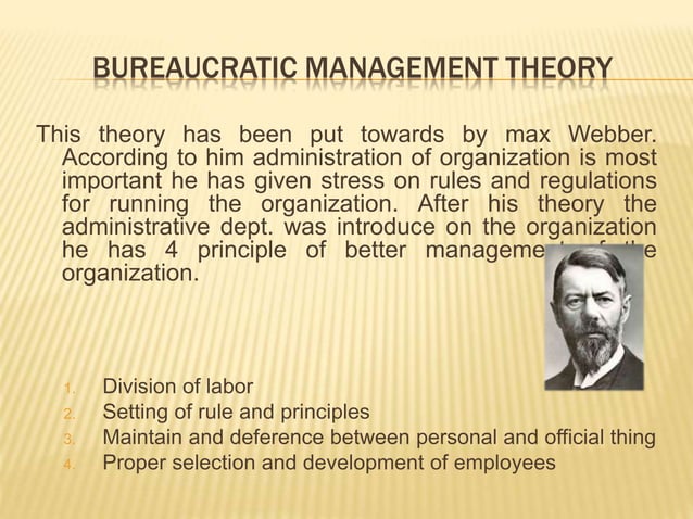 Classical theory of management | PPTX