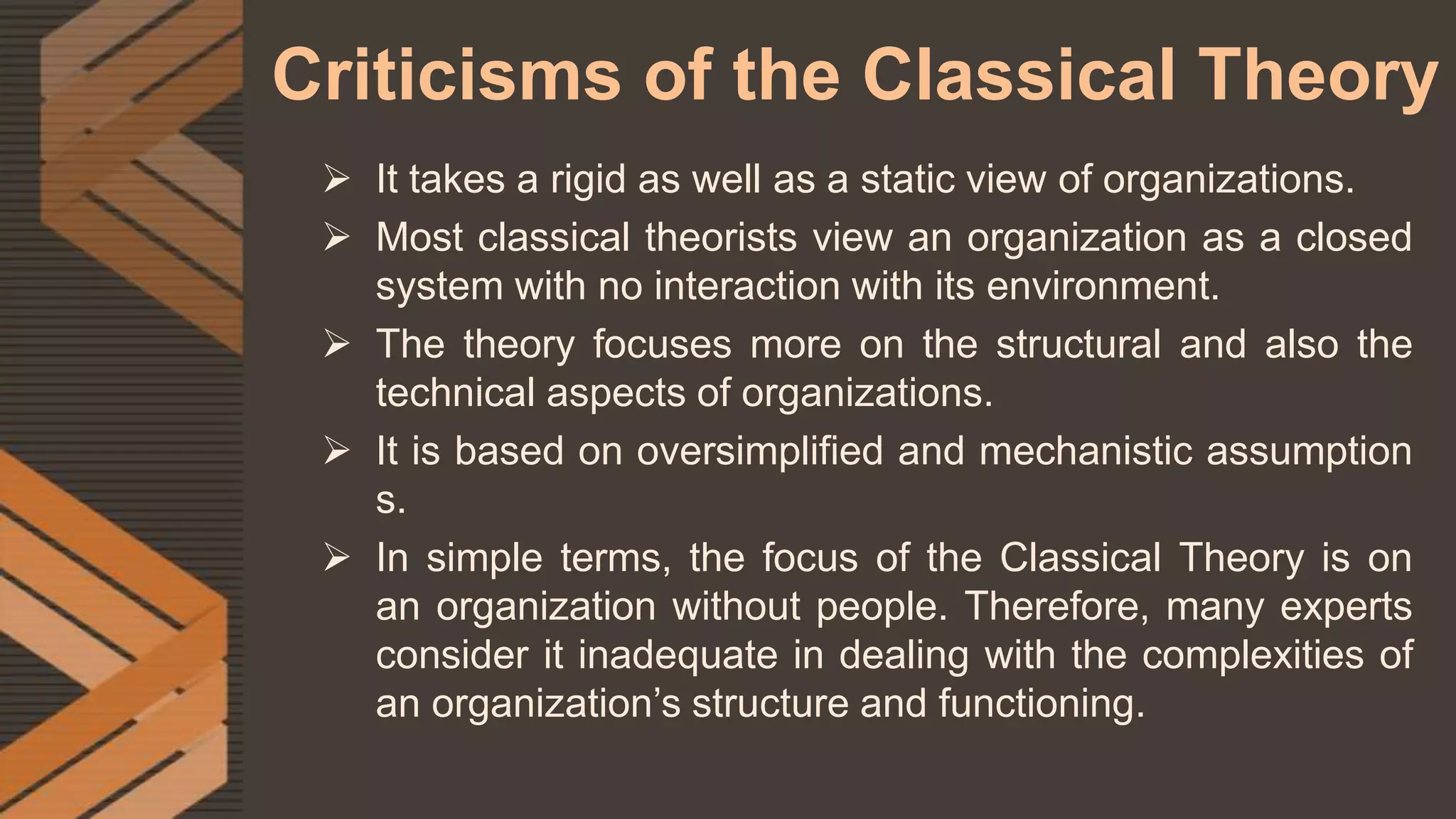 Classical theory ppt | PPTX