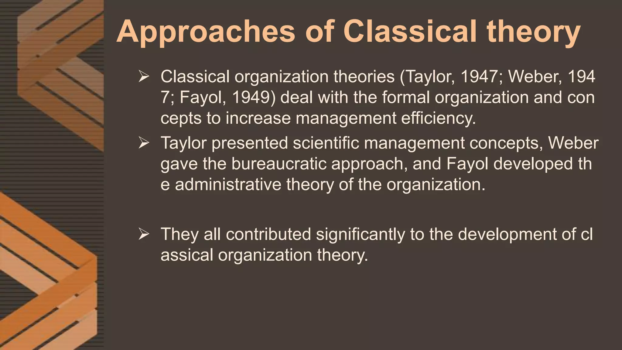 Classical theory ppt | PPTX