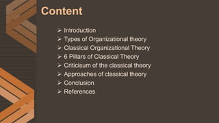 Classical theory ppt | PPTX