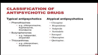 Classical versus atypical antipsychotics | PPT