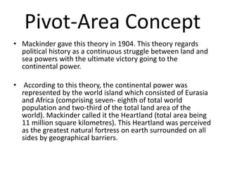 Classical views of geopolitics | PPTX