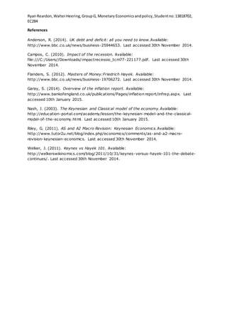 Classical vs keynesian theory | DOCX