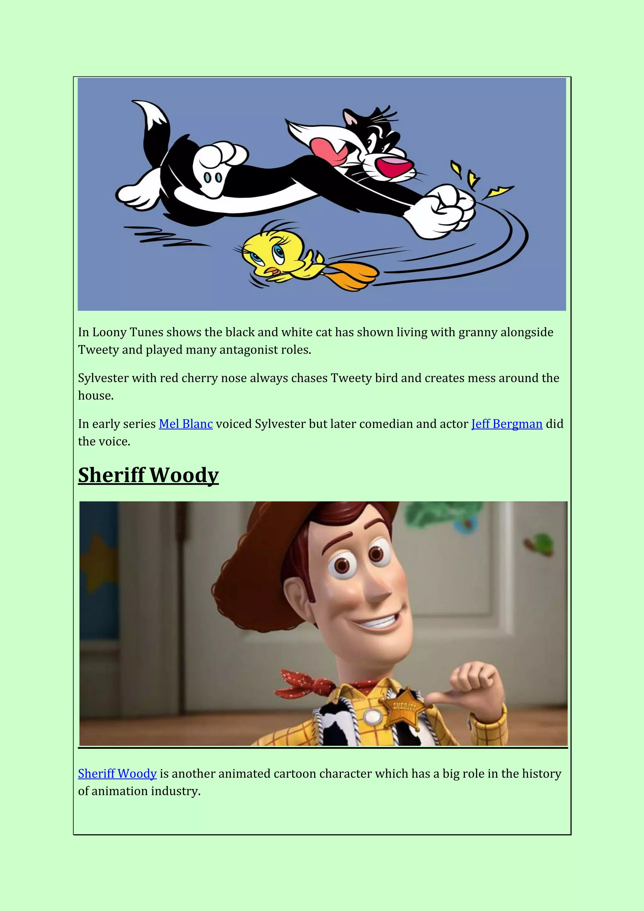 Classic Animated Characters That Reshaped Animation Industry | PDF