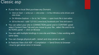 Classic asp , VB.net insert update delete crud | PPT