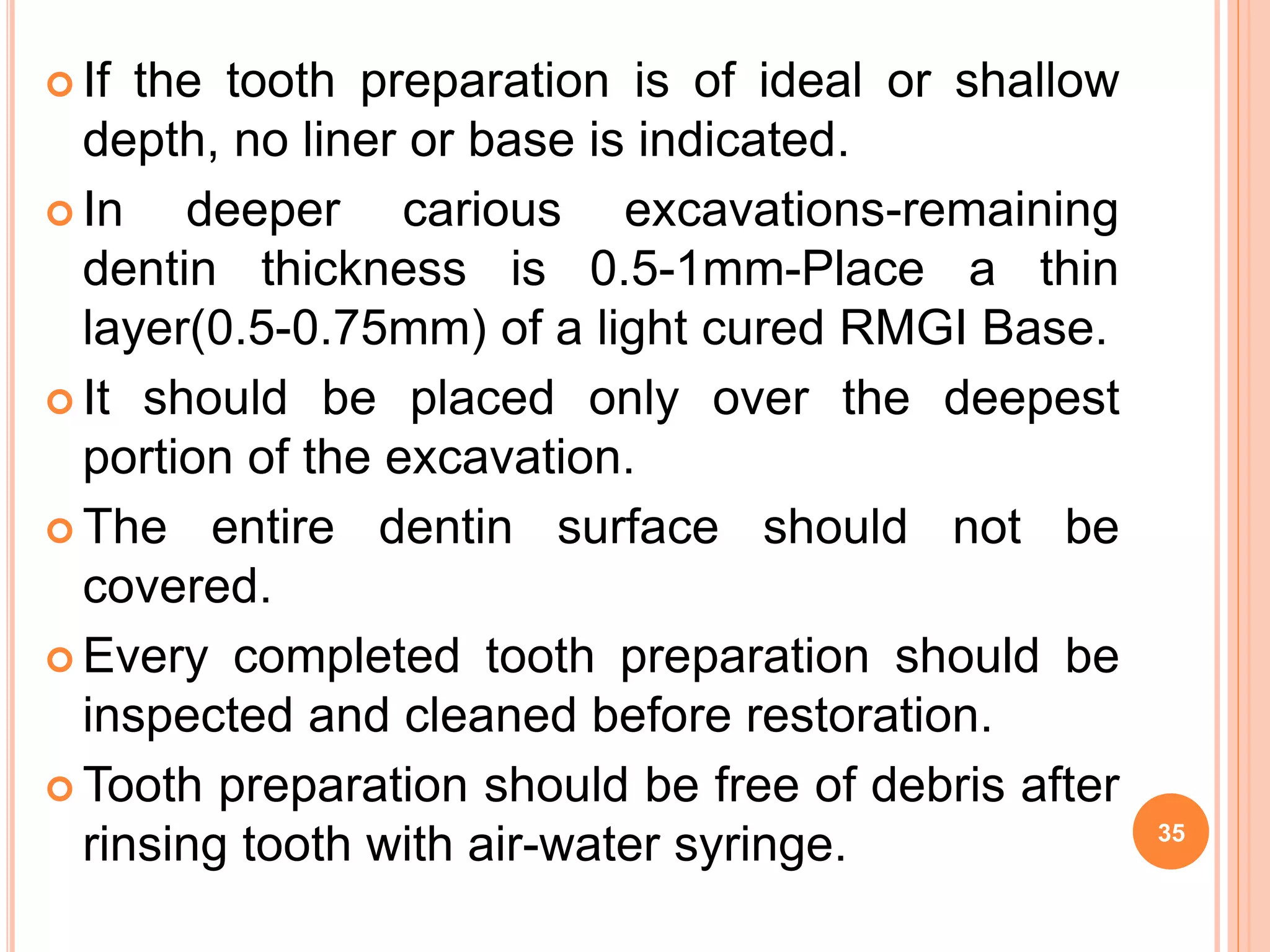 Class i cavity preparation | PPTX