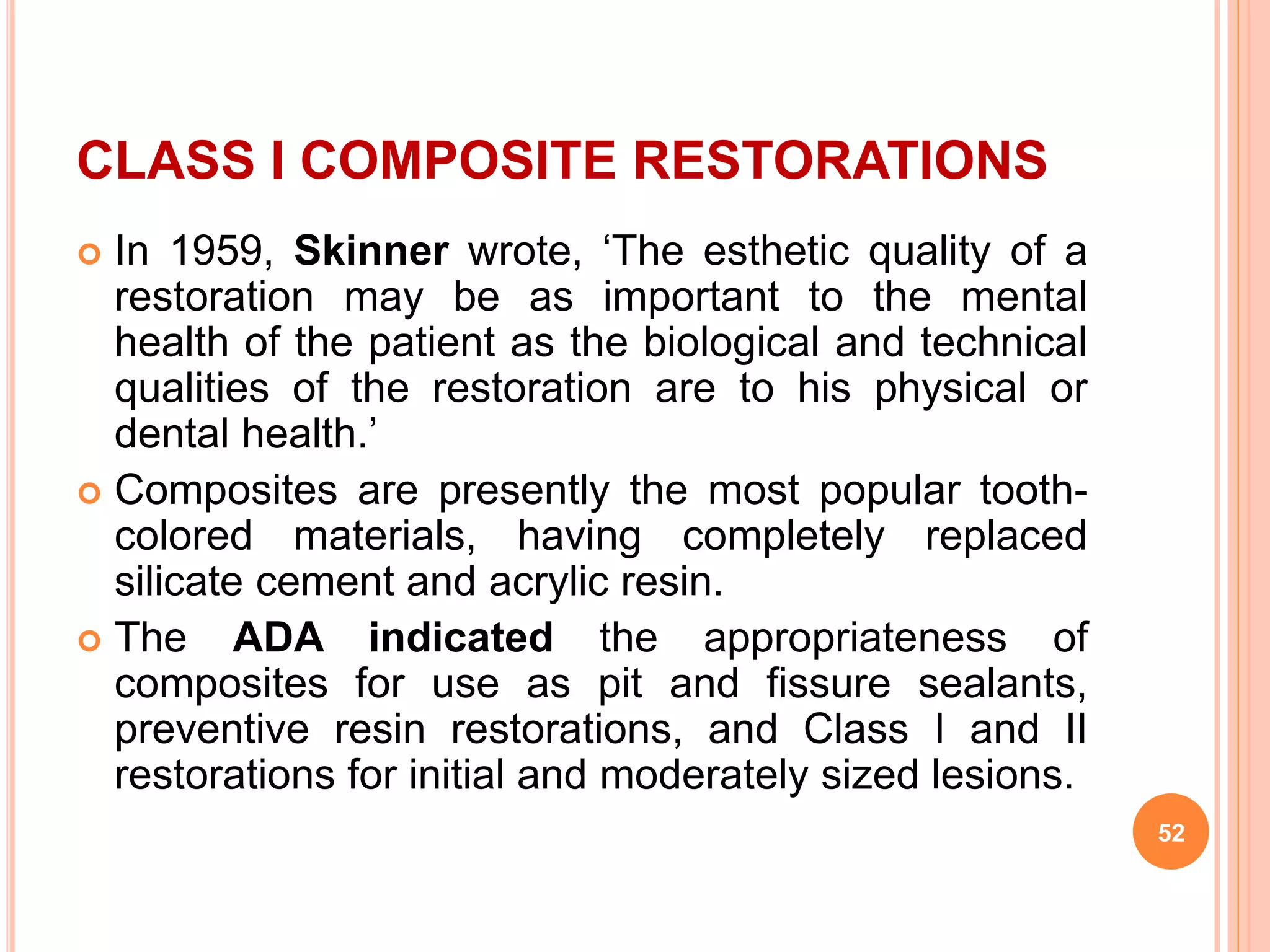 Class i cavity preparation | PPTX