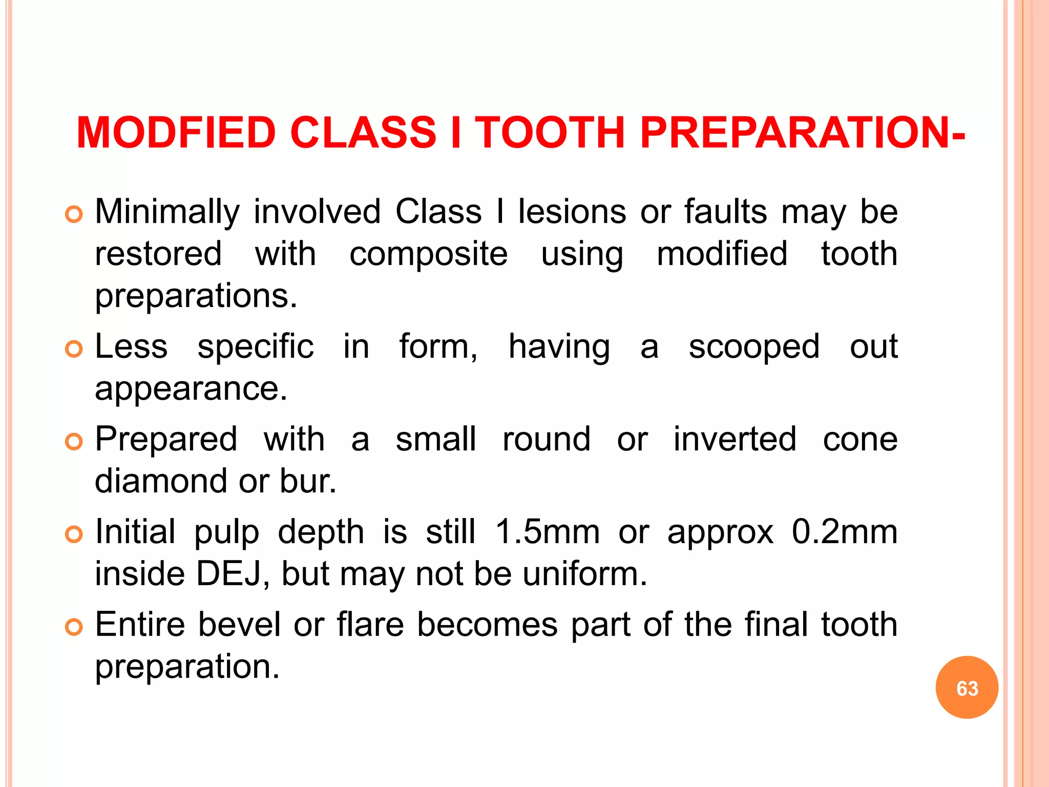 Class i cavity preparation | PPTX
