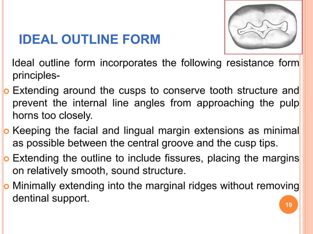 Class i cavity preparation | PPTX