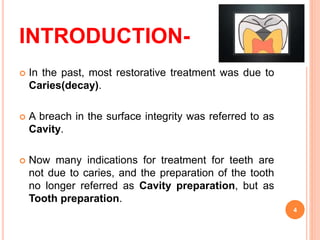 Class i cavity preparation | PPTX