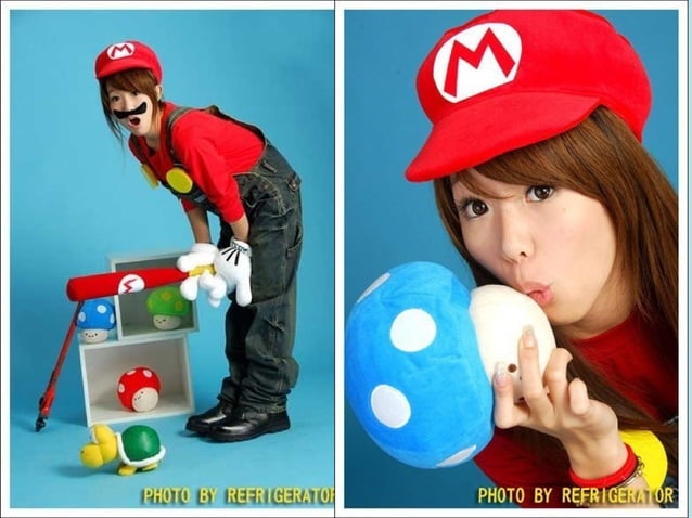 Classic Characters Cosplay Adult Arale Super Mario Slam Dunk Saint ...