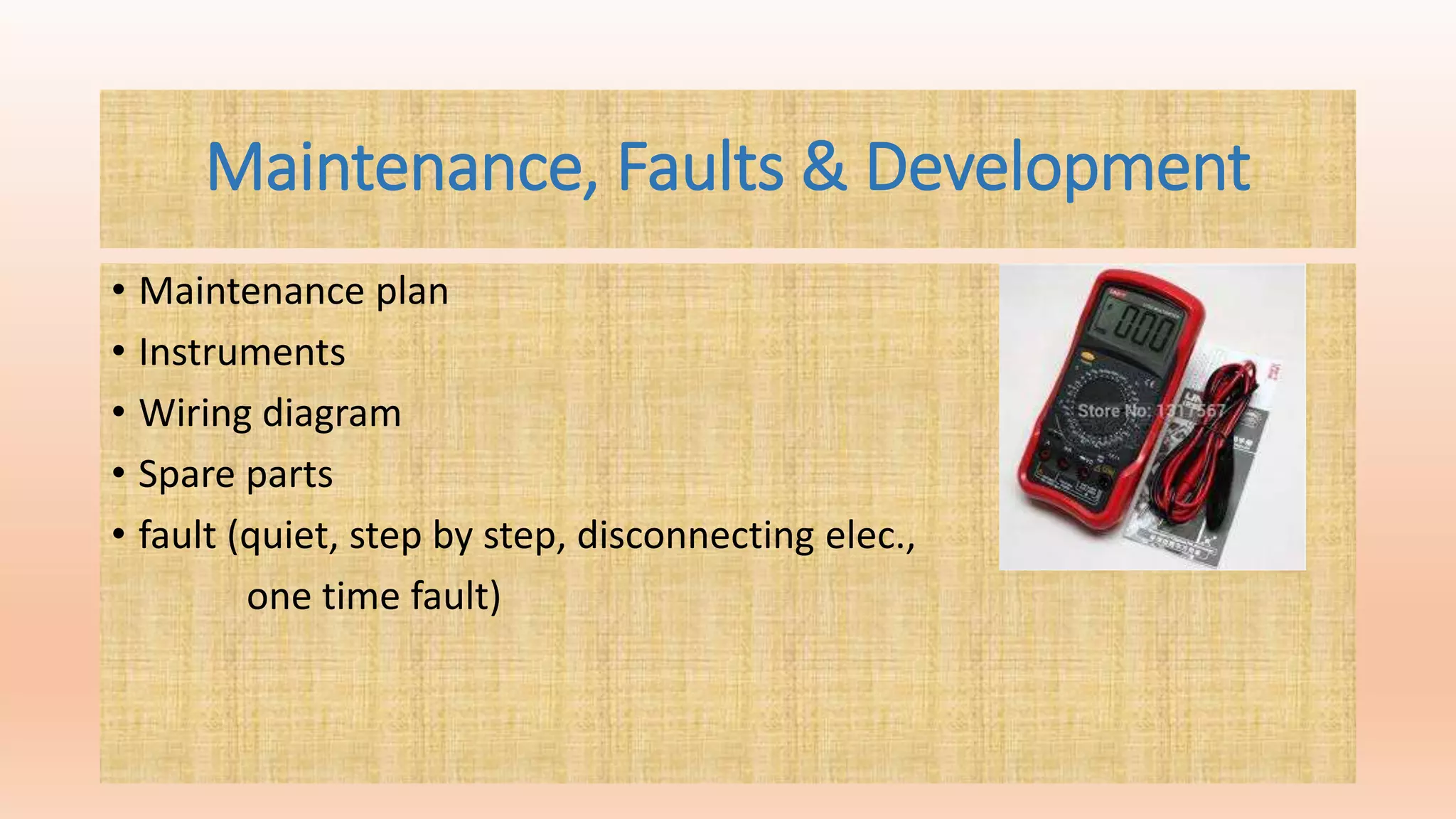 Classic control field and componenets | PPTX