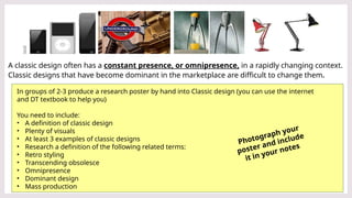 What is classic design in accordance with design technology principles ...