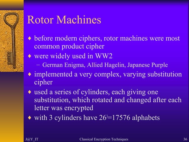 Classic Information encryption techniques | PPT | Information and ...