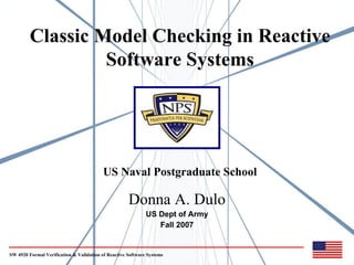 Classic Formal Methods Model Checking | PPT | Programming Languages | Computing